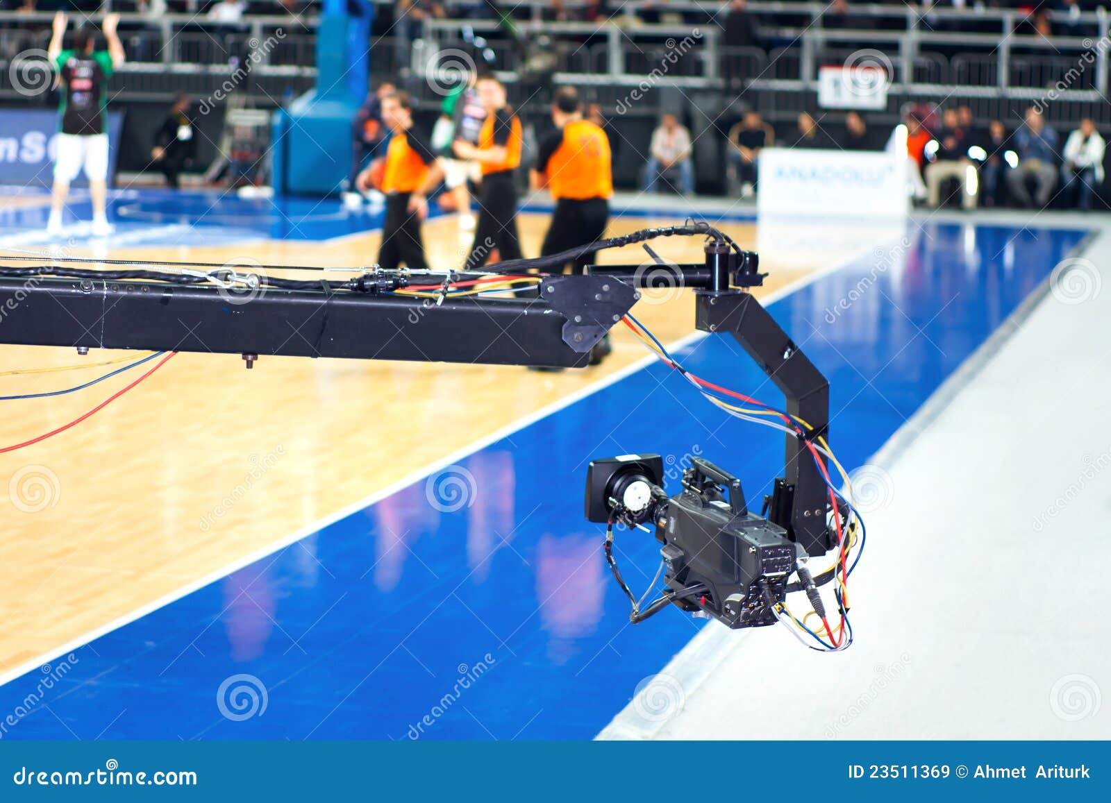 Camera Crane editorial stock image. Image of flying, event - 23511369