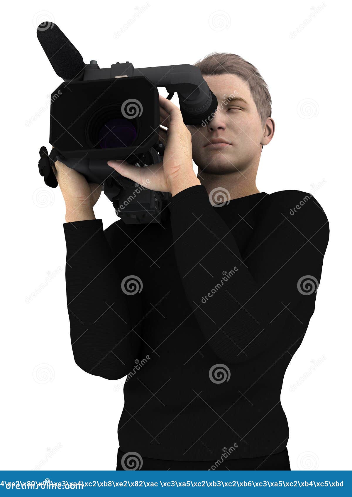 Camera crew stock illustration. Illustration of staff - 19360247