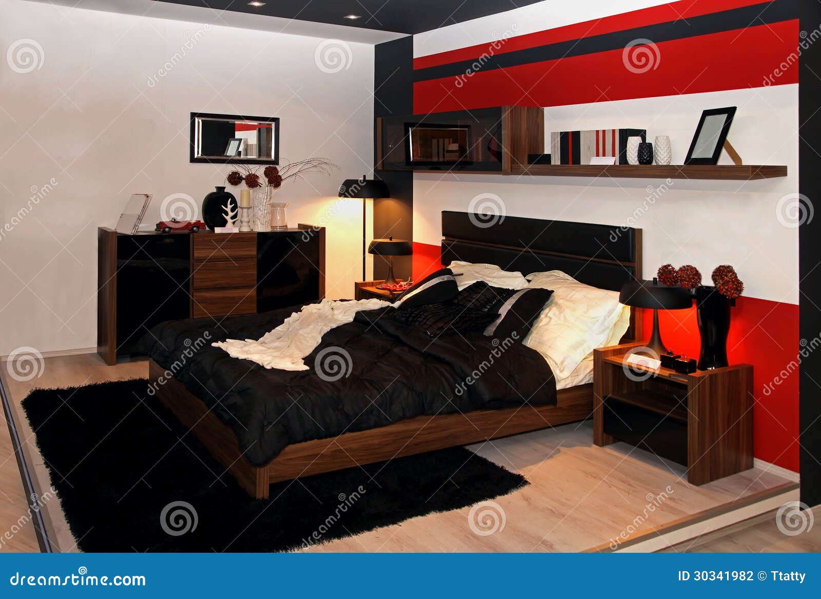 Camera Da Letto Adolescente Fotografia Stock - Immagine di moderno ...