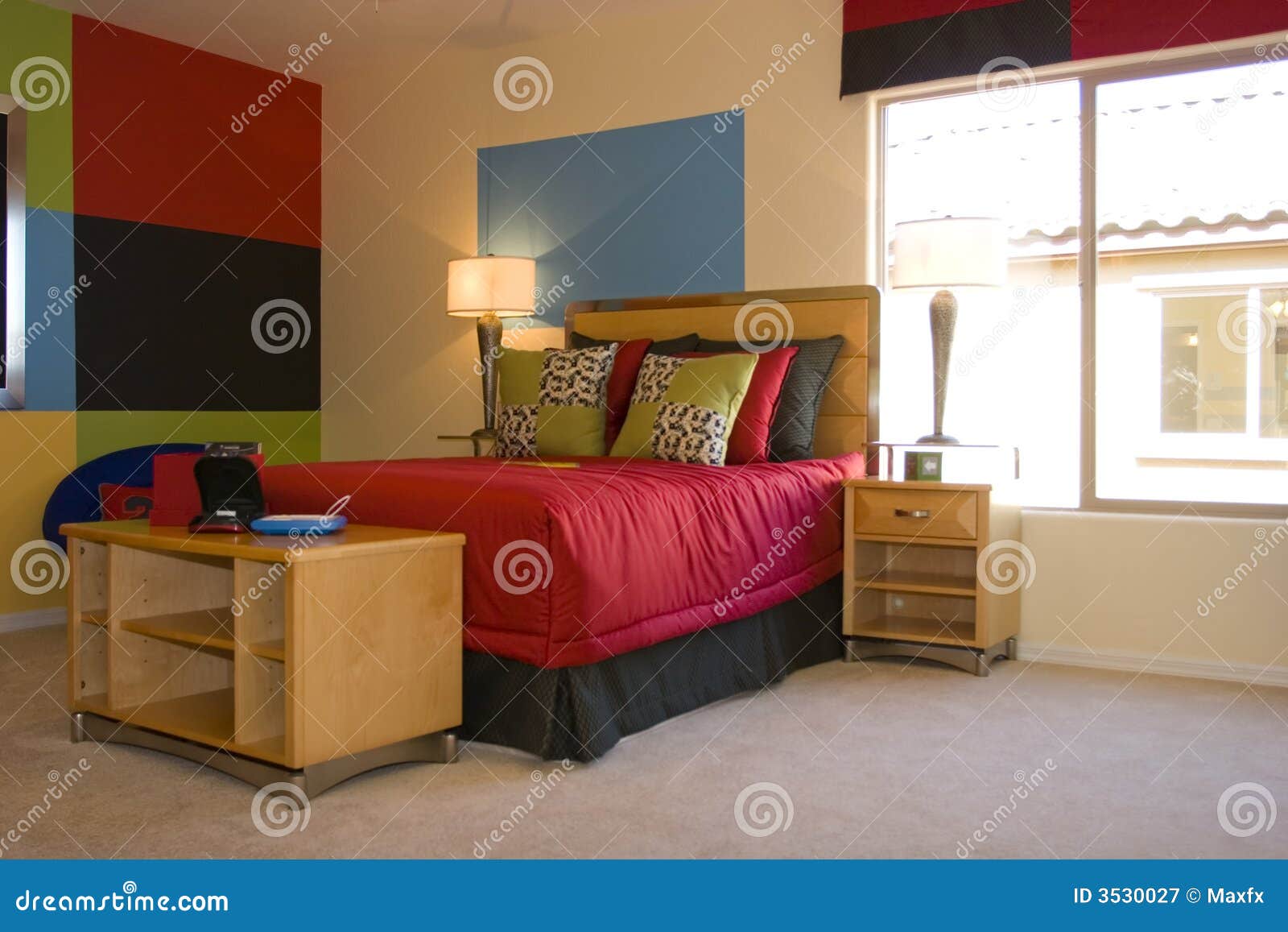 Camera Da Letto Dell'adolescente Immagine Stock - Immagine di dell ...