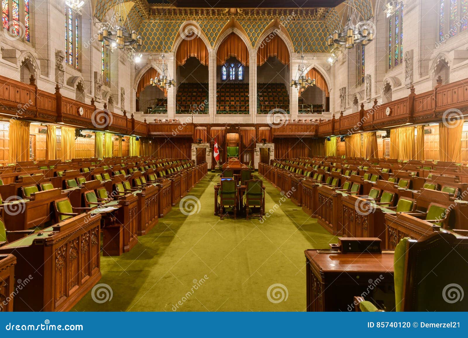 Camera Dei Comuni Della Costruzione Del Parlamento - Ottawa, Canada ...