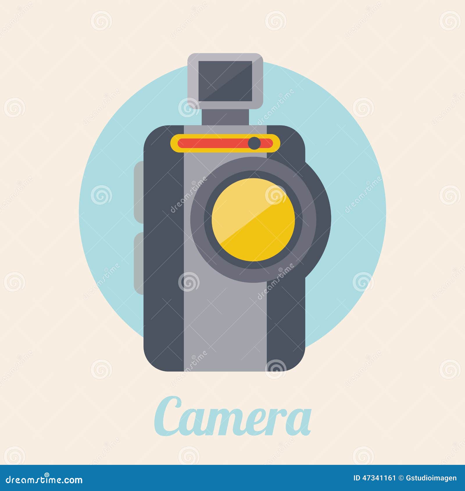 Camera design stock vector. Illustration of elements - 47341161