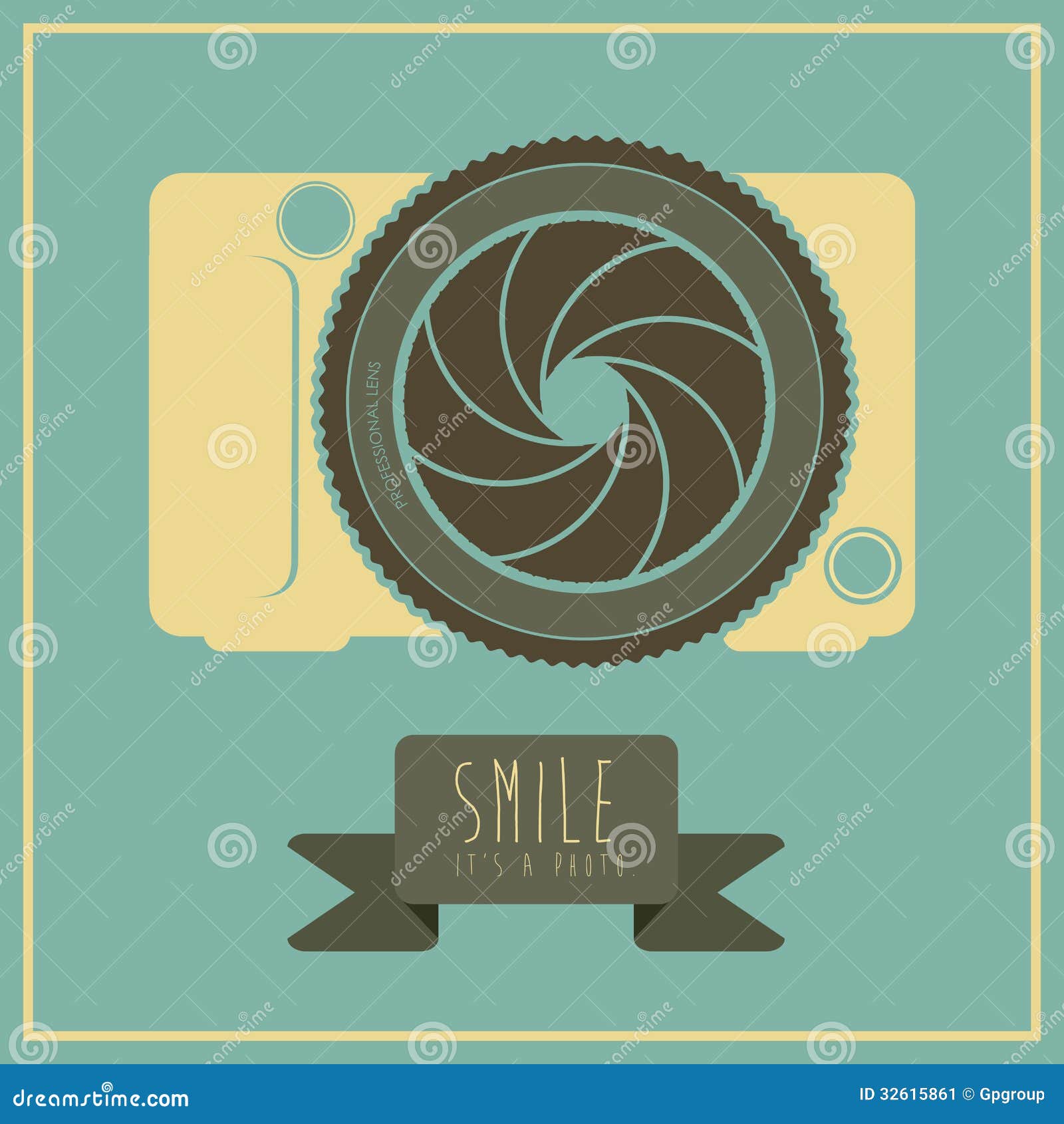 Camera design stock illustration. Illustration of concept - 32615861