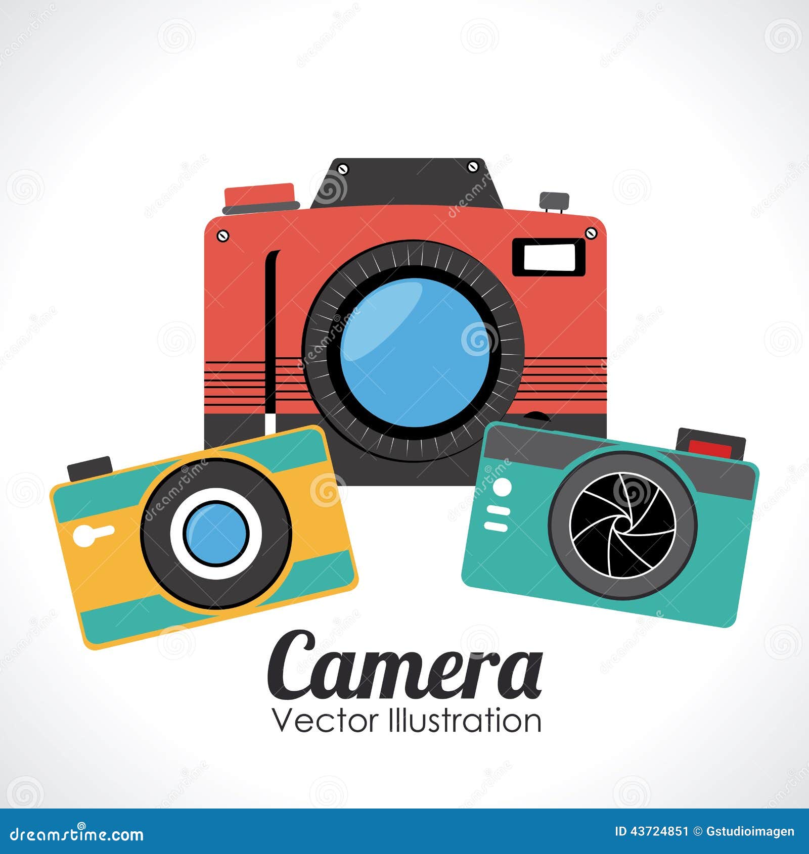 Camera design stock vector. Illustration of broadcast - 43724851