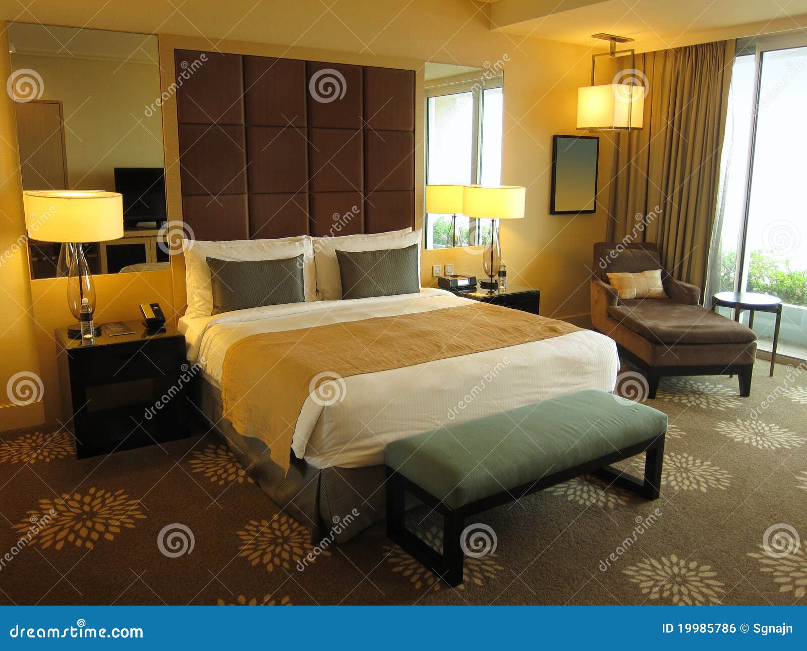 Camera di albergo fotografia stock. Immagine di locanda - 19985786