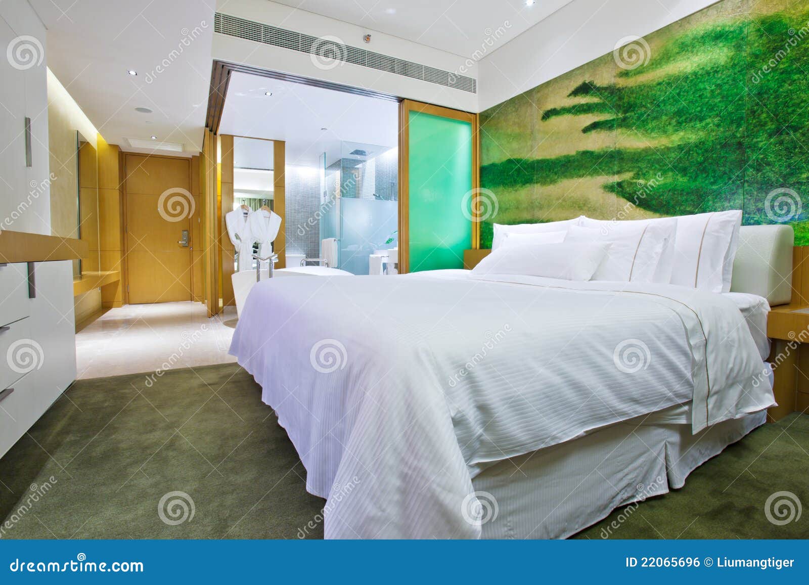 Camera di albergo 2 fotografia stock. Immagine di luce - 22065696