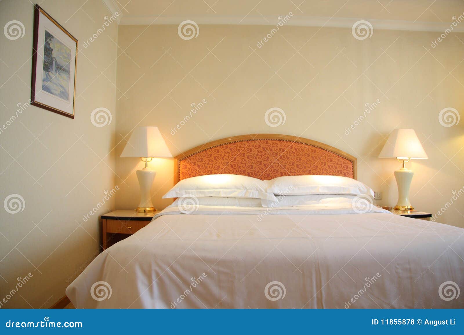 Camera Di Albergo Della Camera Da Letto Fotografia Stock - Immagine di ...