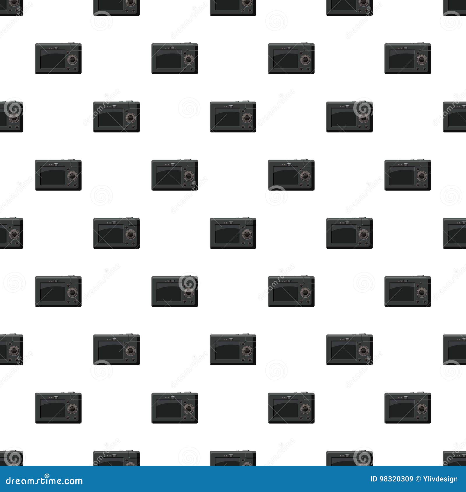 Camera Display Icons And Symbols Cartoon Vector | CartoonDealer.com ...