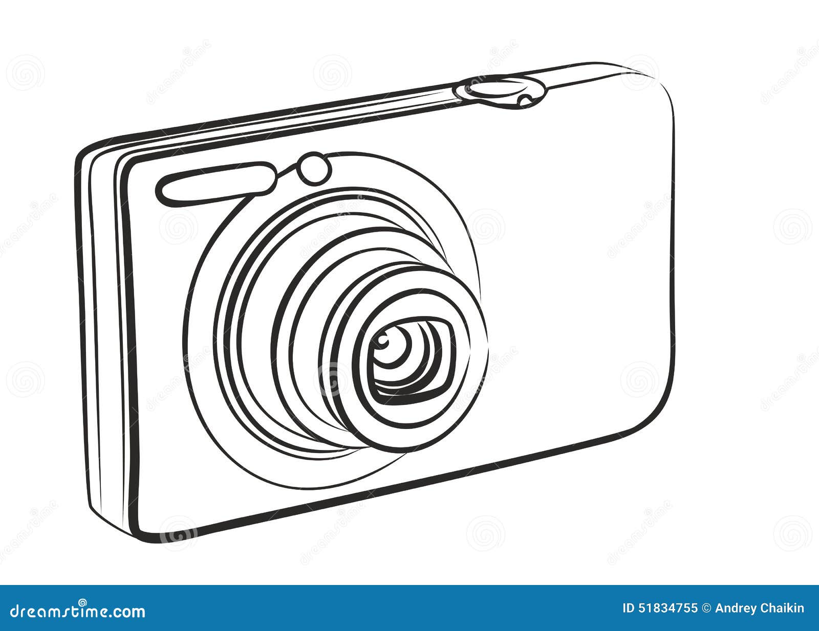Camera stock vector. Illustration of emblem, lens, technician - 51834755