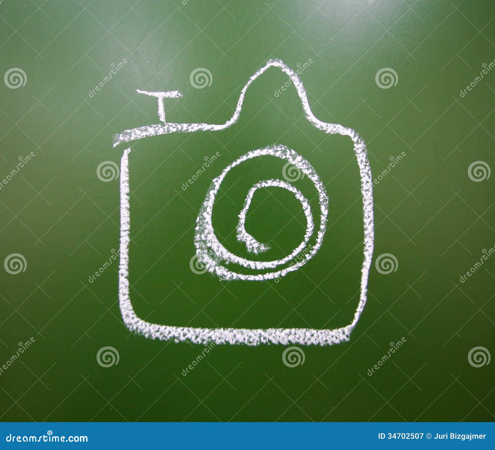 Camera drawn with chalk stock image. Image of photographic - 34702507