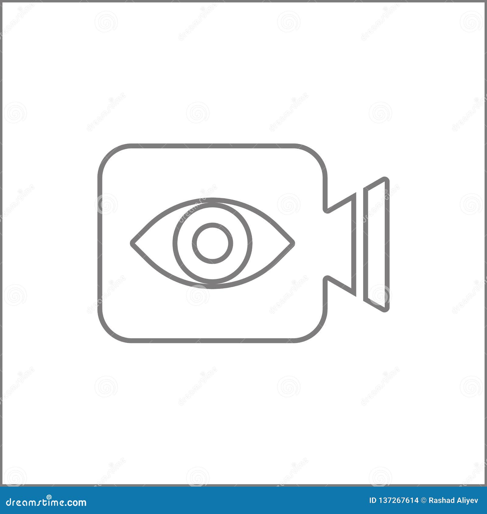 Camera Eye Icon. Element of Web, Minimalistic for Mobile Concept and ...