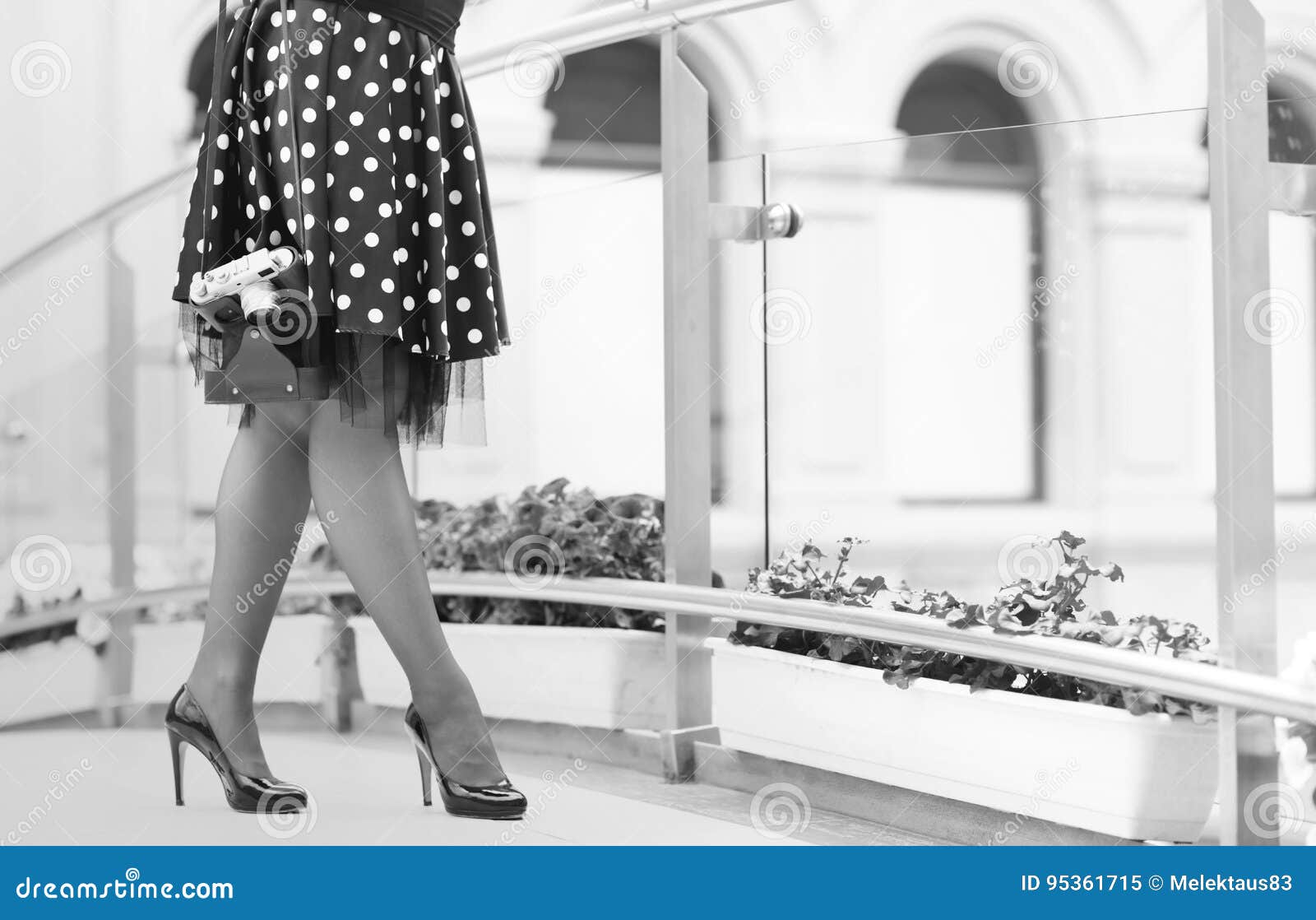 Camera and female legs stock image. Image of girl, body - 95361715