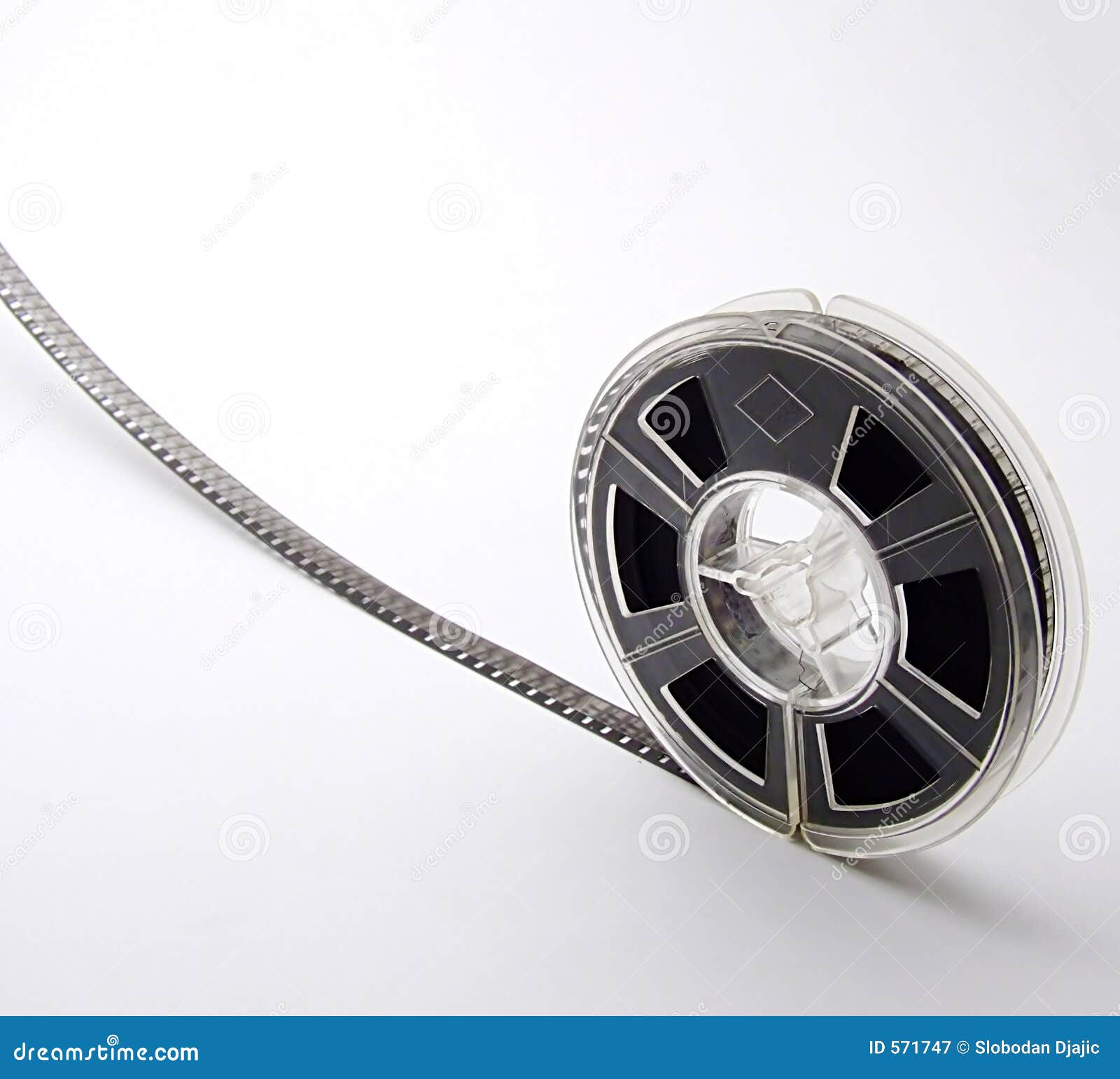 Camera Film Rolling Towards Stock Image - Image of border, expose: 571747