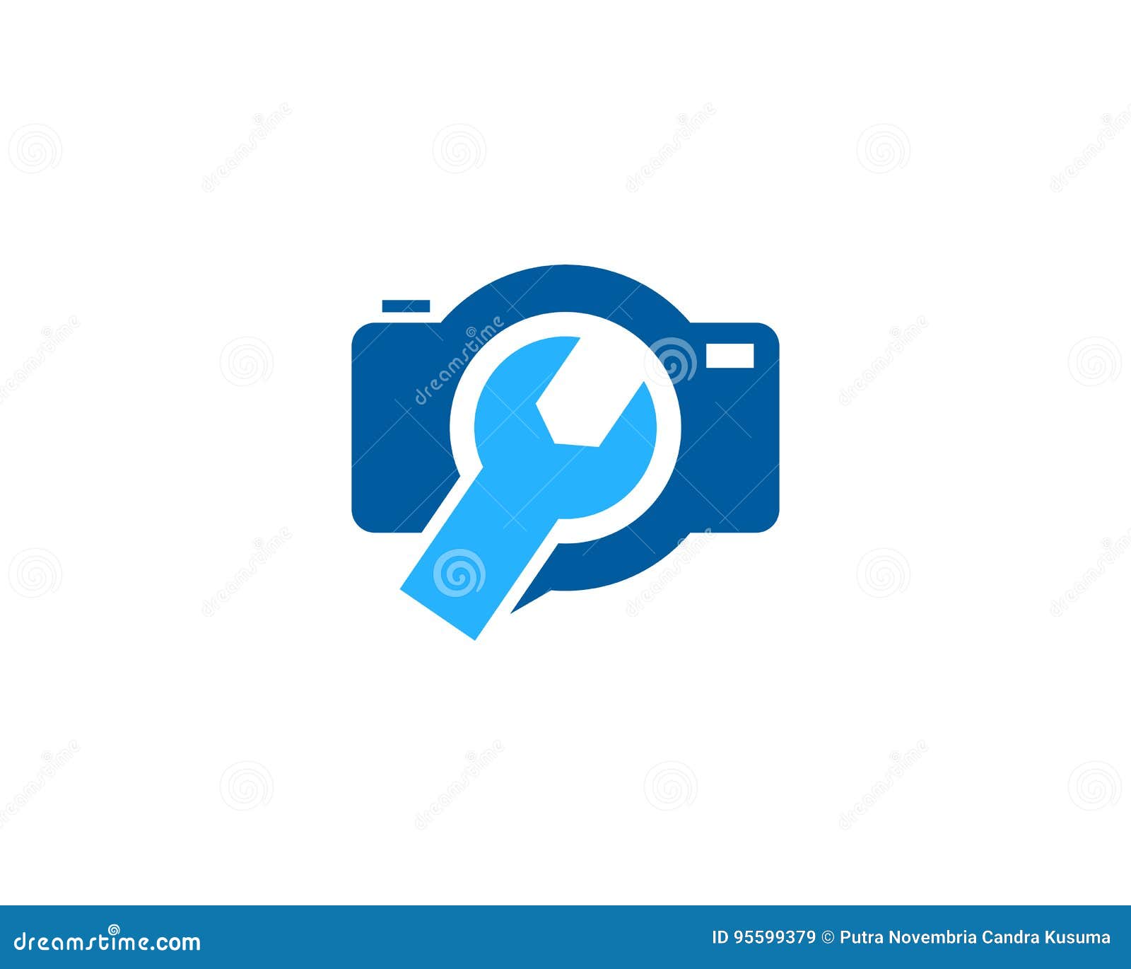 Camera Fix and Repair Icon Logo Design Element Stock Vector ...