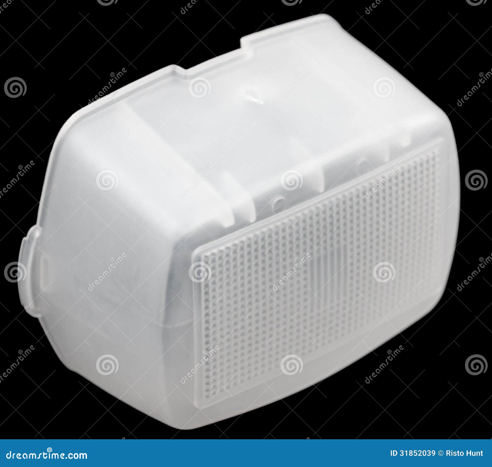 Camera flash diffuser stock image. Image of black, isolated - 31852039