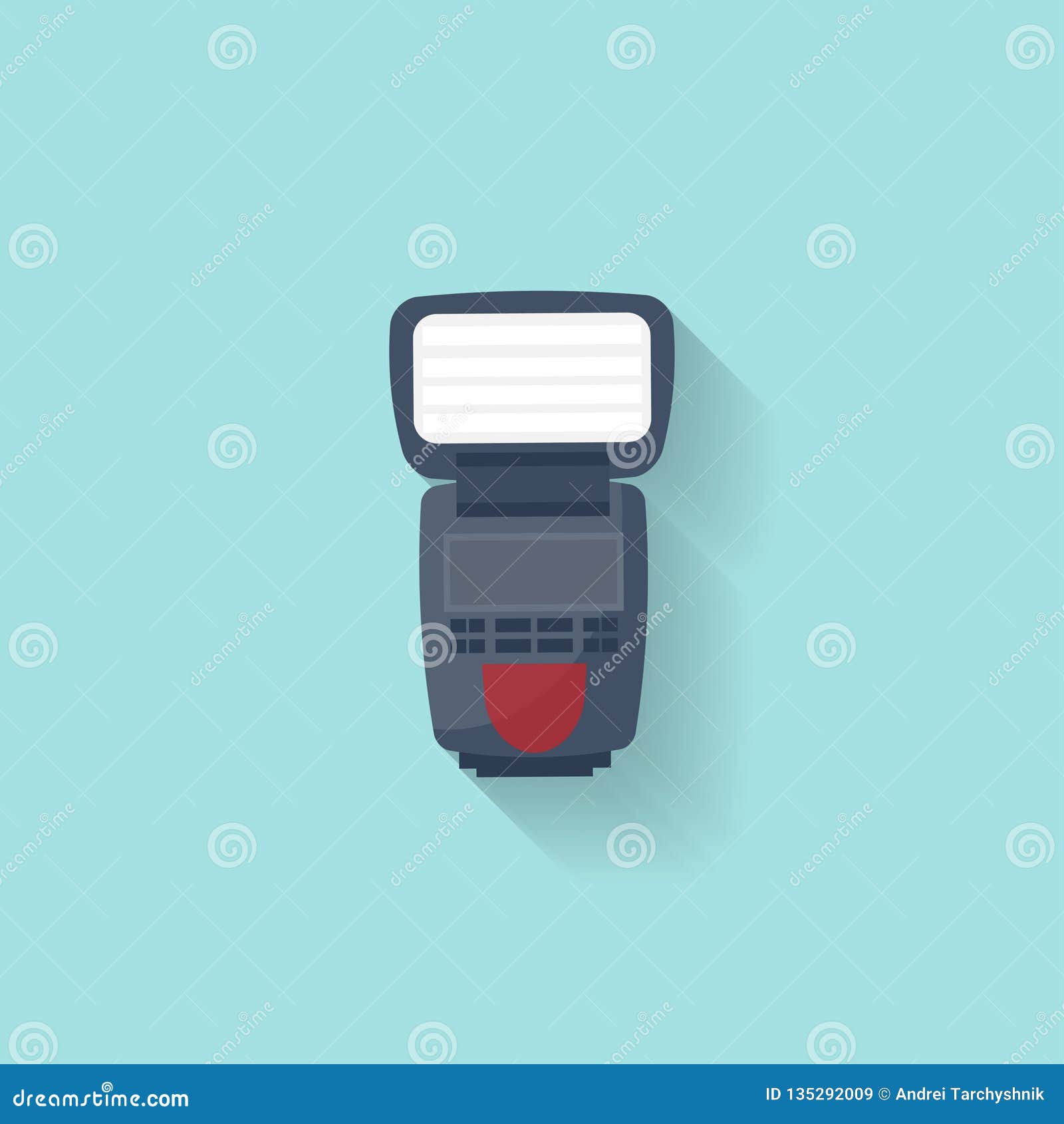Camera Flash in a Flat Style. Photography Art. Photoshooting. Studio ...