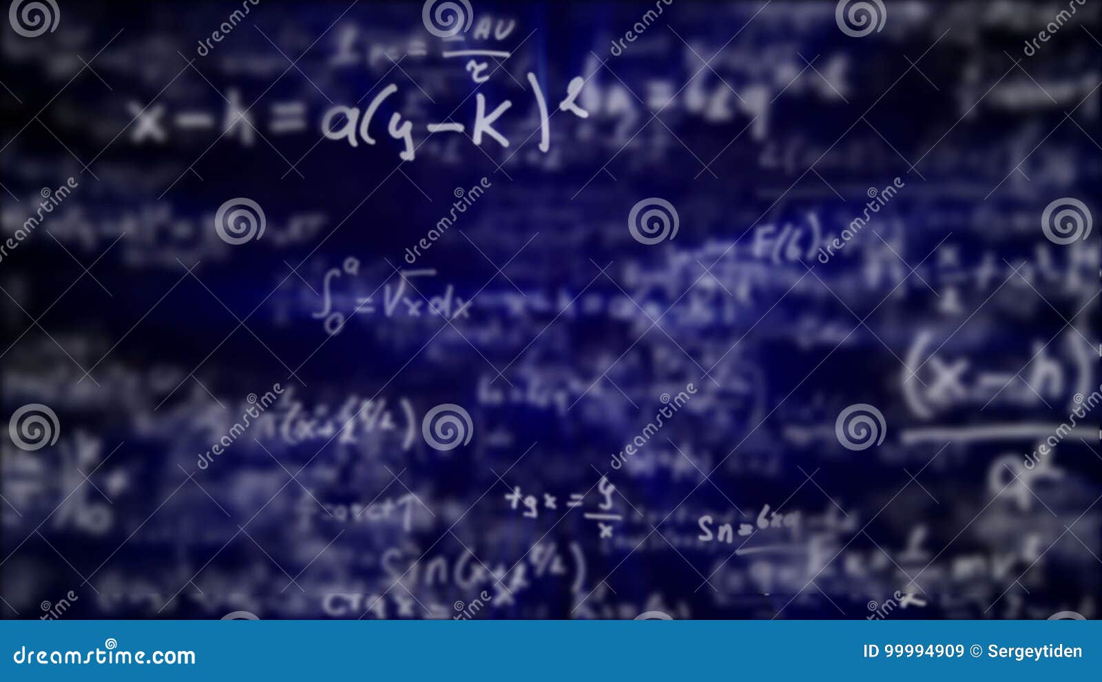 Camera Flying through Mathematical Equations and Formulas Stock Video ...