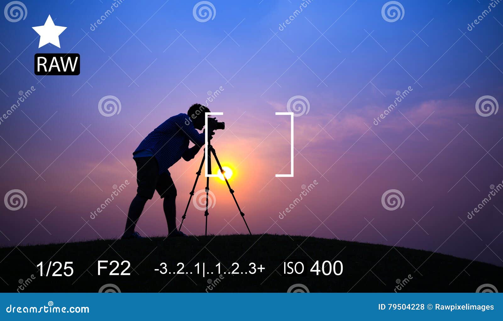 Camera Focus Capture Memories Photography Preview Concept Stock Photo ...