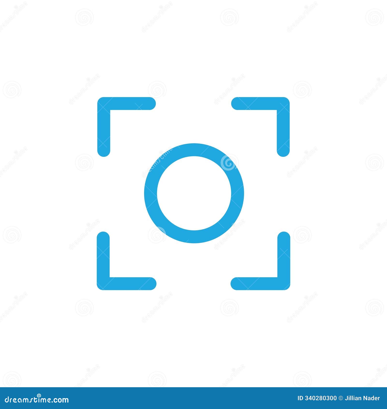 Camera Focus Icon Simple Vector Symbol Stock Vector - Illustration of ...