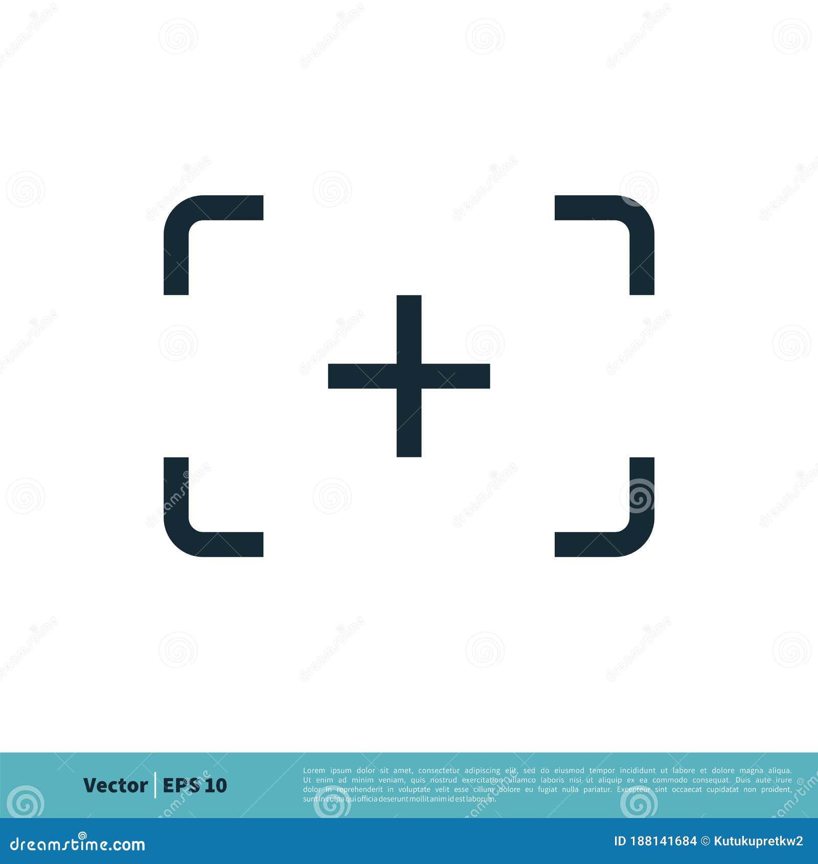 Camera Focus Icon Vector Logo Template Illustration Design. Vector EPS ...