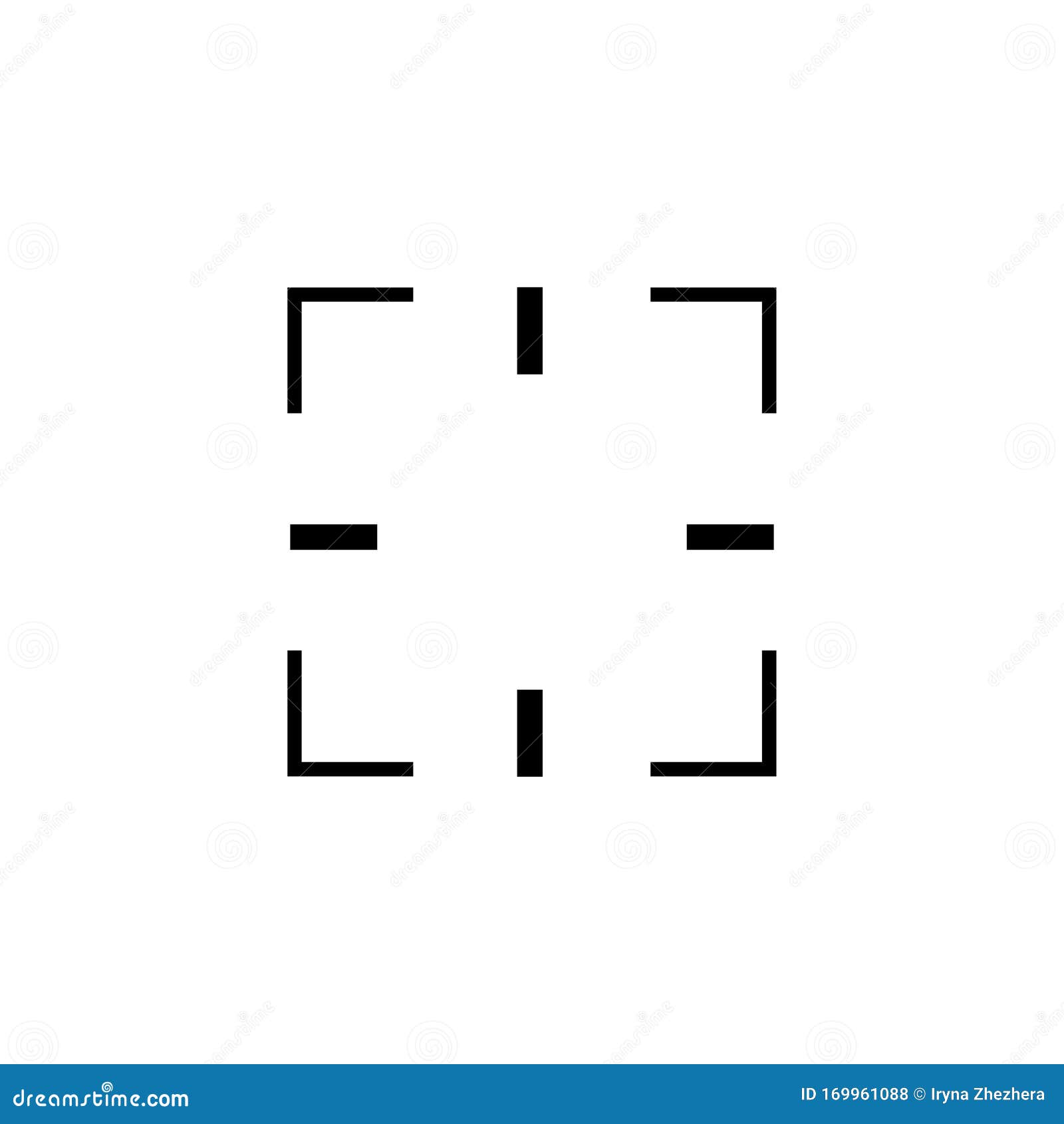 Camera Focus Line Vector. Camera Frame. Stock Vector Illustration ...