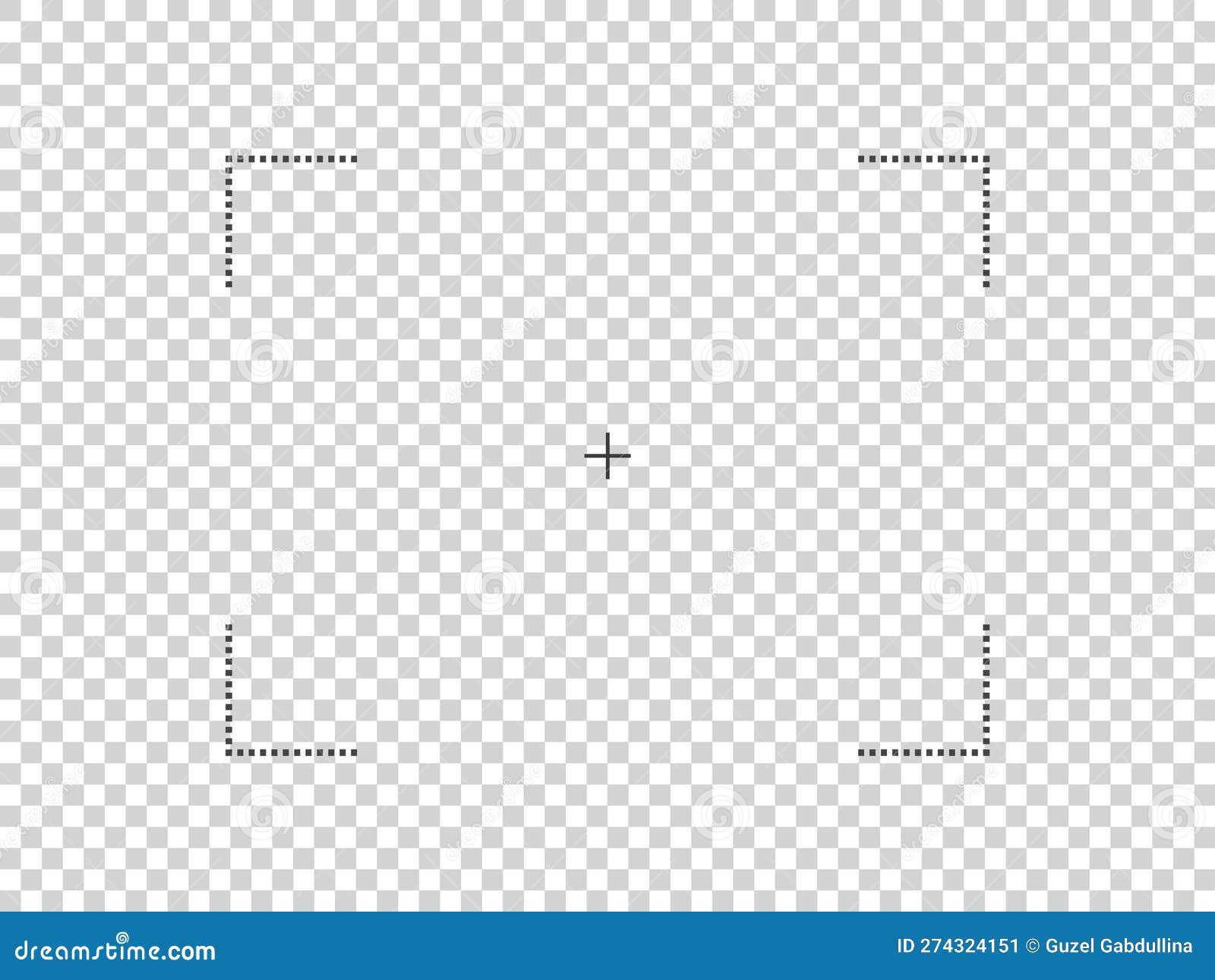 Camera Focus Target Screen. Vector Photo Camera Viewfinder Illustration ...