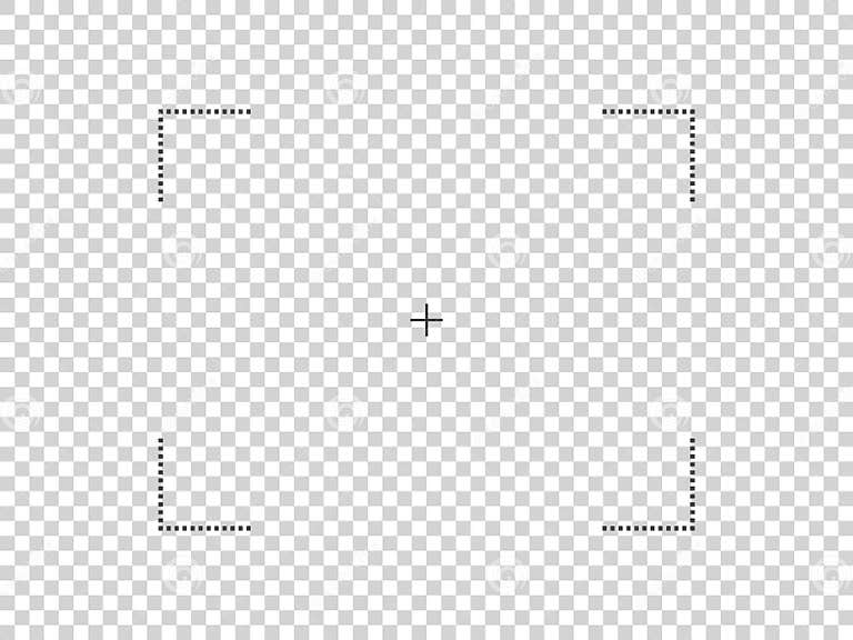 Camera Focus Target Screen. Vector Photo Camera Viewfinder Illustration ...