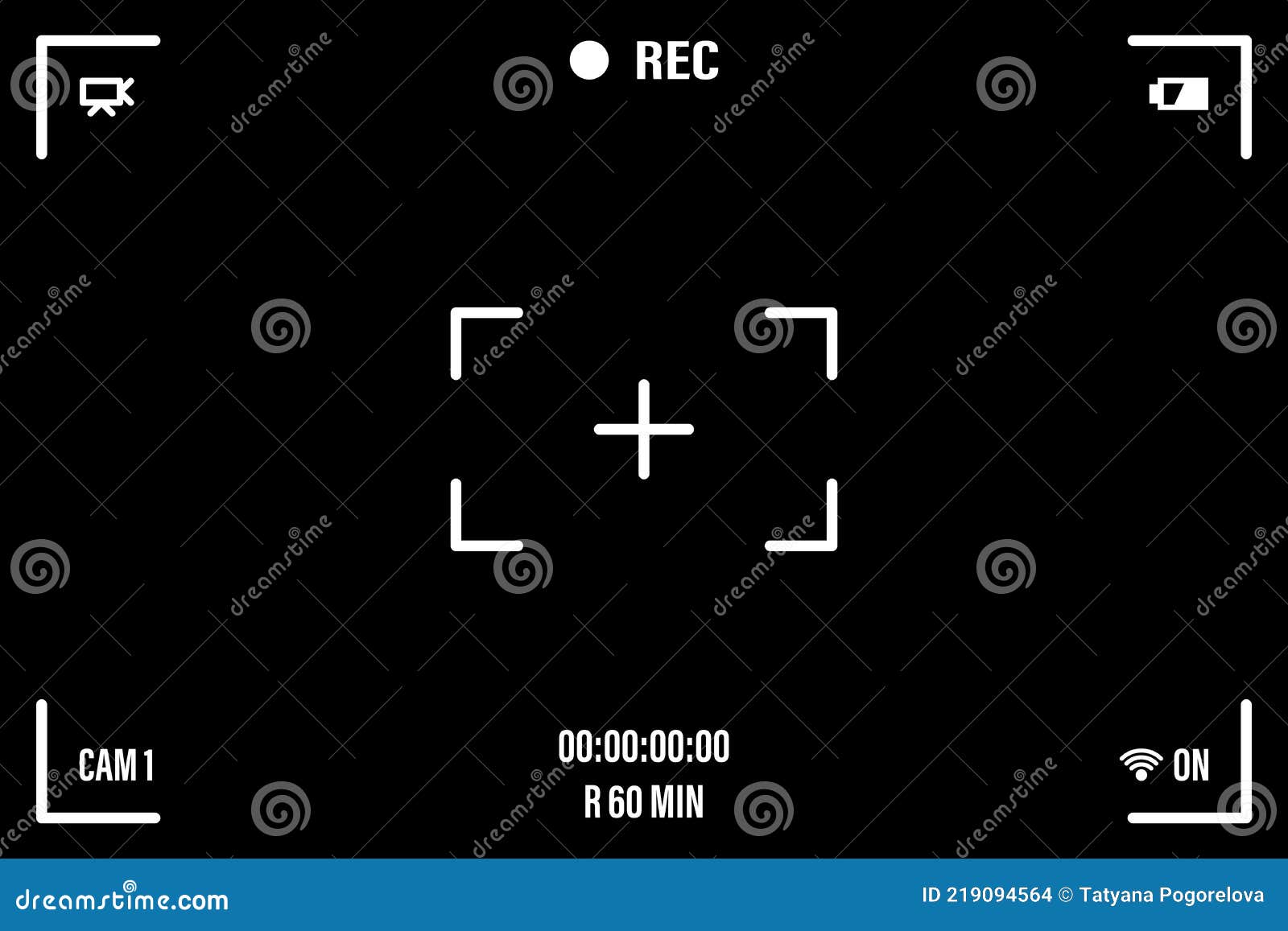 Camera Focusing Screen. Illustration Stock Illustration - Illustration ...