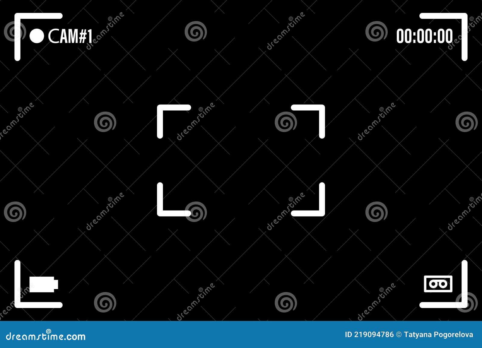 Camera Focusing Screen. Illustration Stock Illustration - Illustration ...