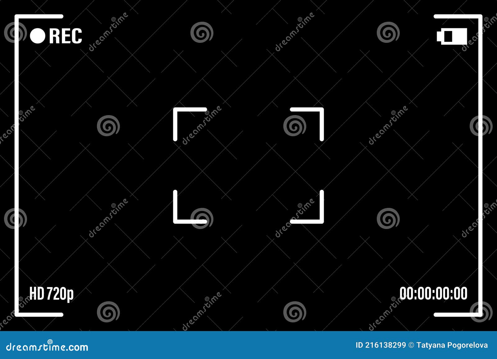 Camera Focusing Screen. Vector Illustration Stock Vector - Illustration ...