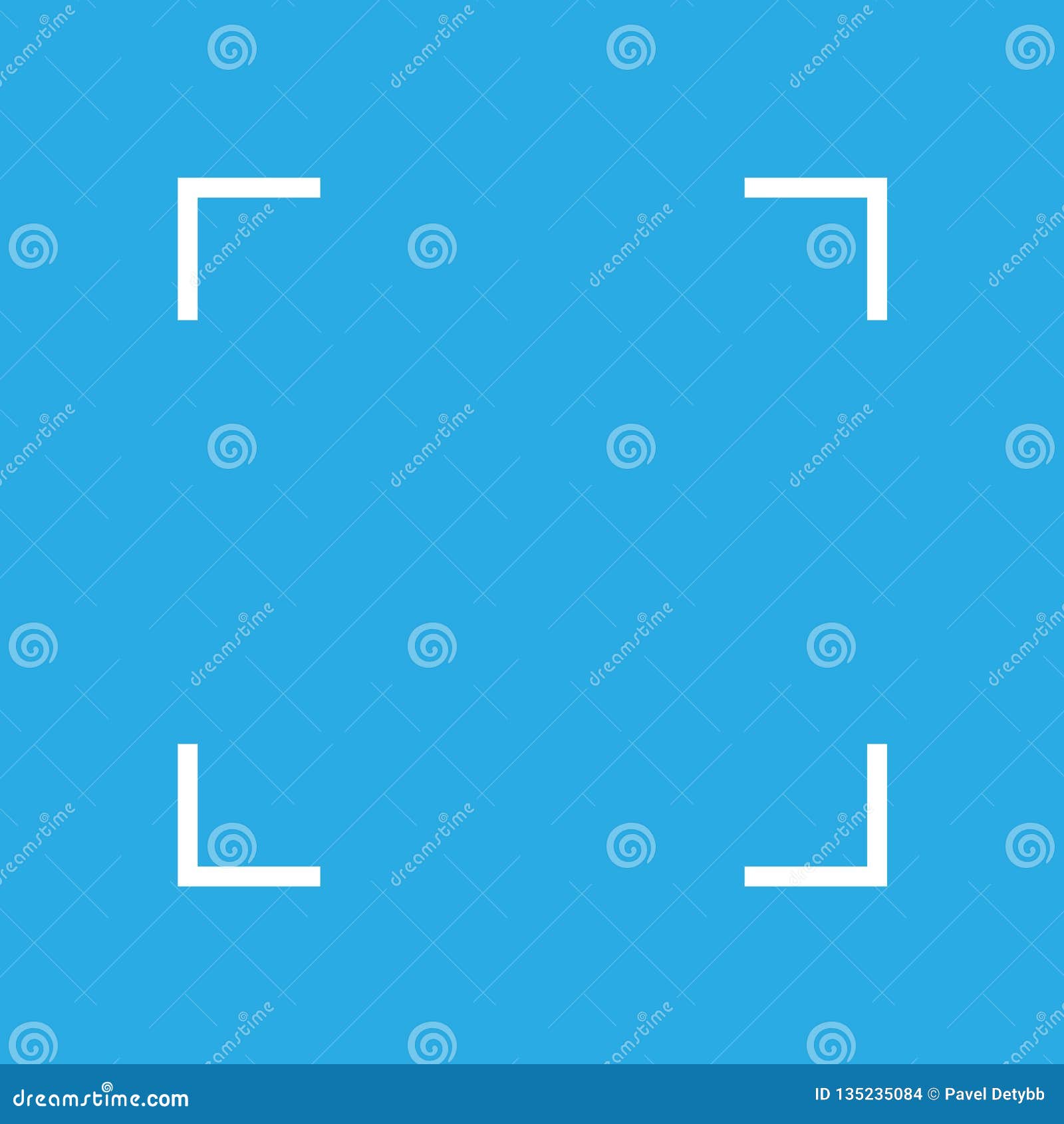 Camera Frame Icon. Vector Illustration, Flat Design Stock Illustration ...