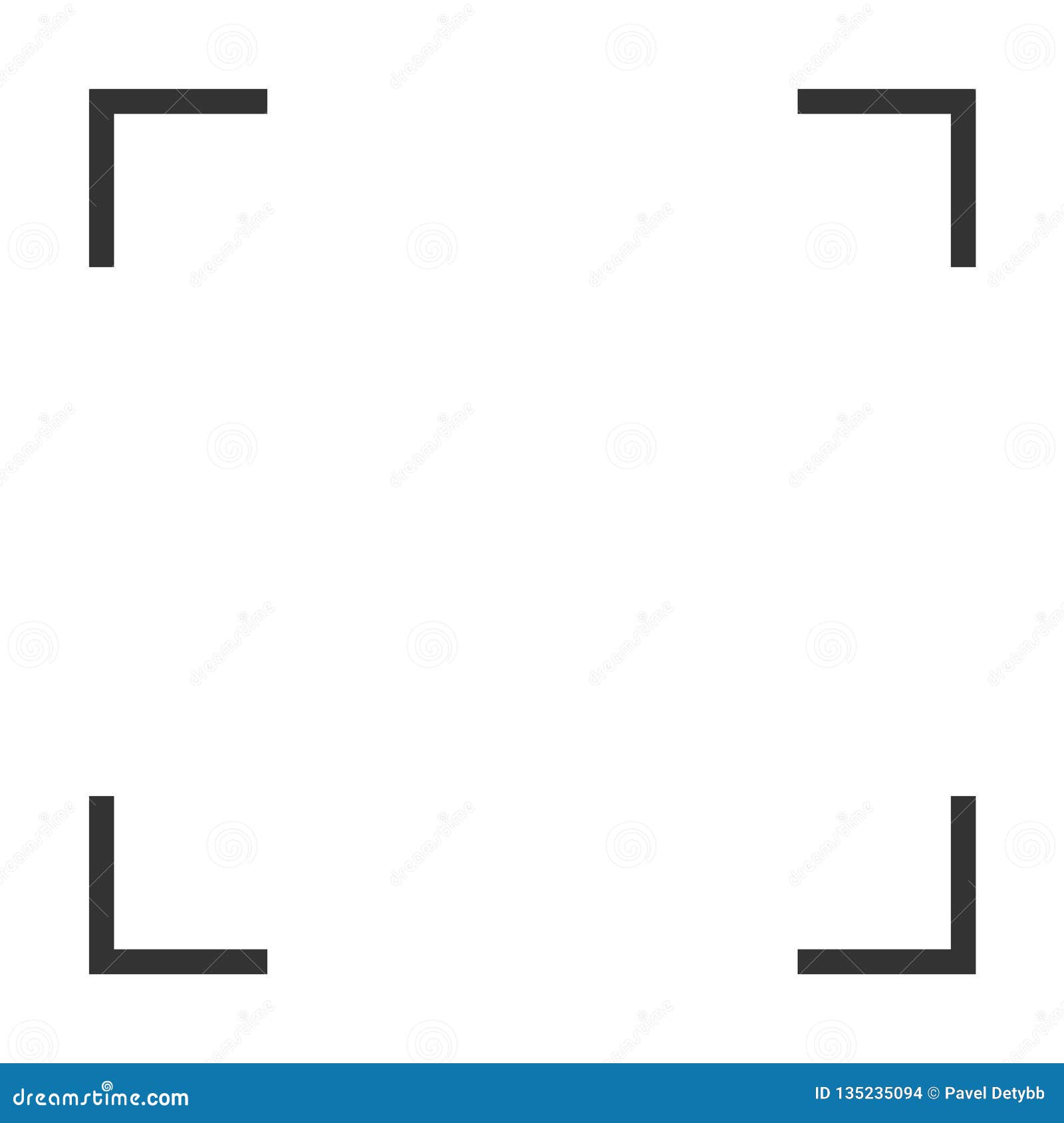 Camera Frame Icon. Vector Illustration, Flat Design Stock Illustration ...