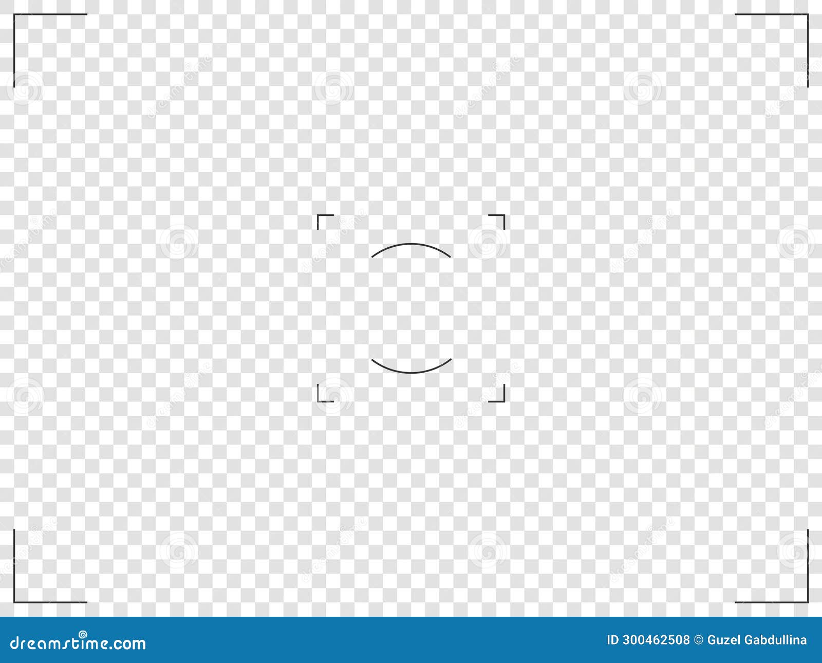 Camera Frame Viewfinder Screen of Photo, Video Recorder Digital Display ...