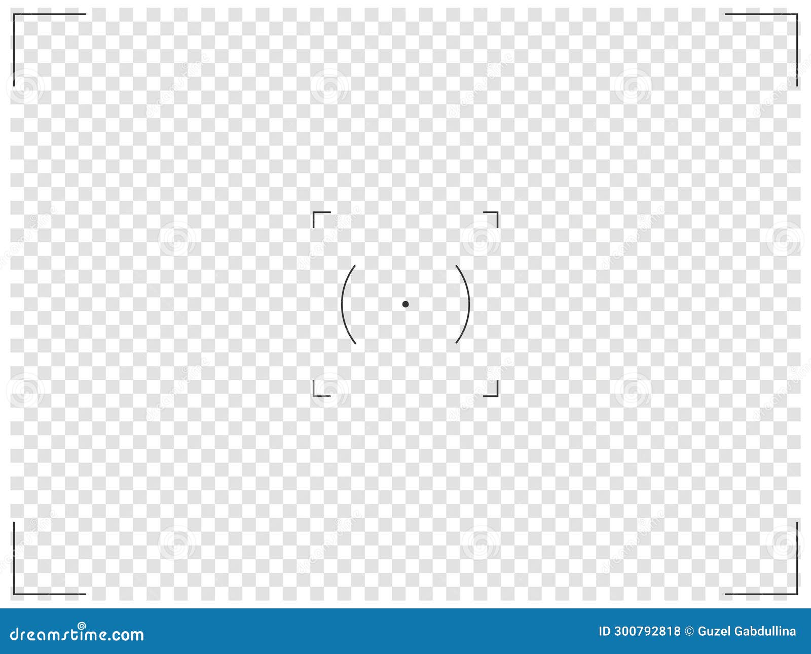 Camera Frame Viewfinder Screen of Photo, Video Recorder Digital Display ...