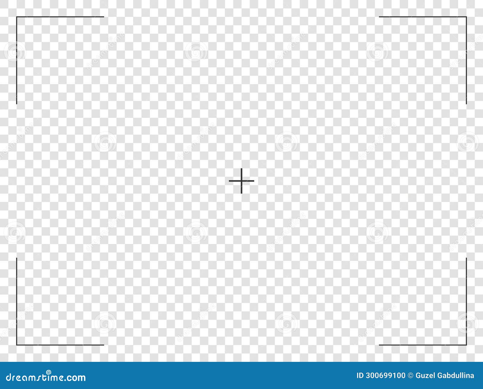 Camera Frame Viewfinder Screen of Photo, Video Recorder Digital Display ...