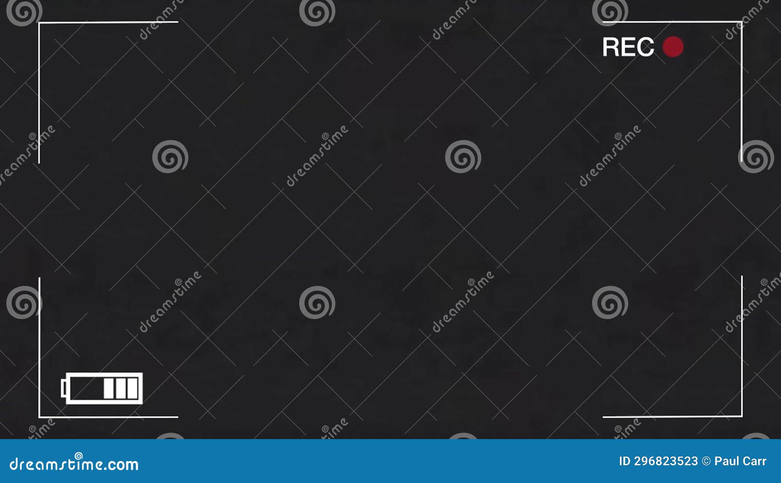 Camera Frame Viewfinder Screen Recording Stock Video - Video of ...