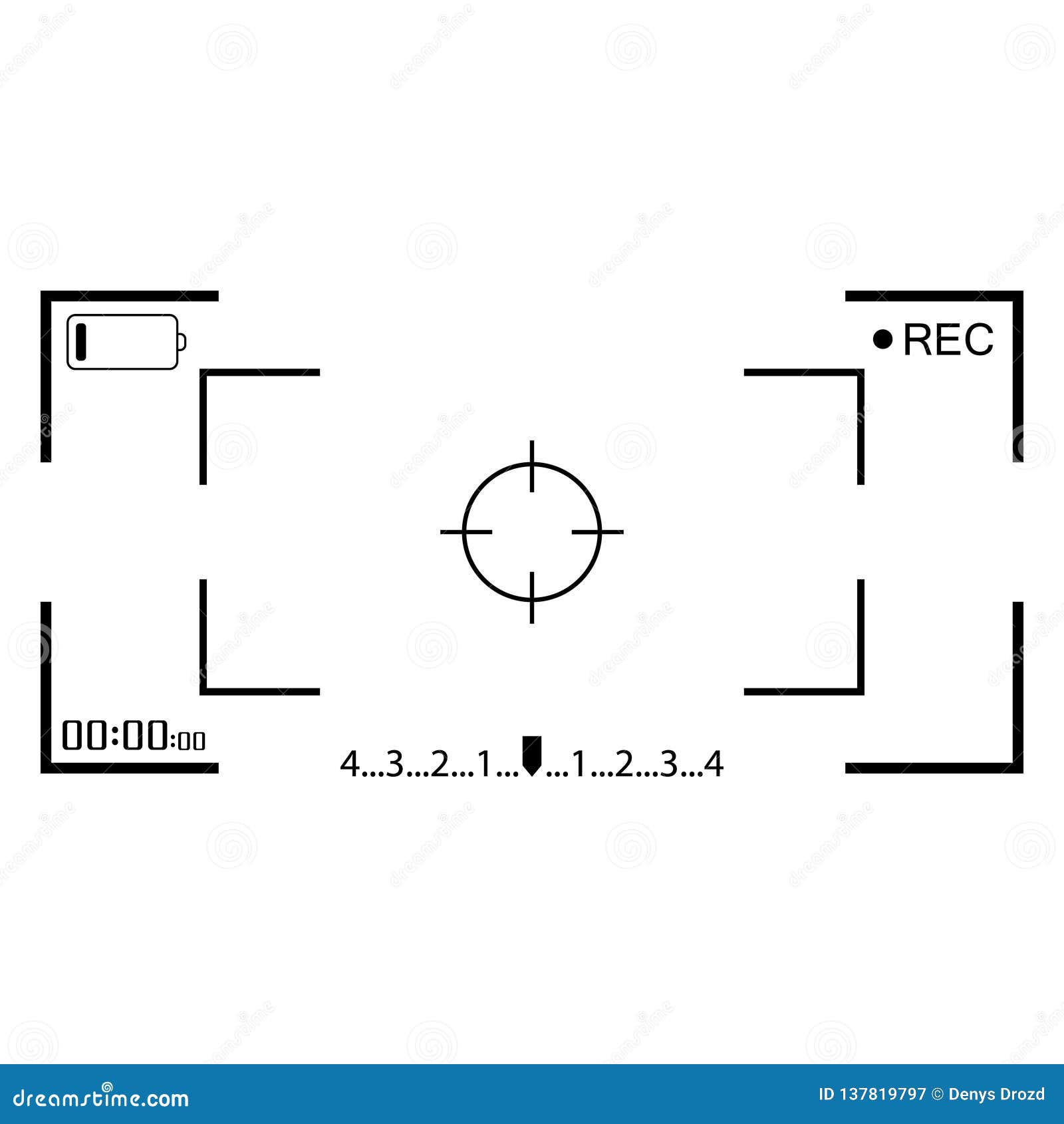Camera Frame Viewfinder Screen Vector Video Recorder Digital Display ... Camera Frame Viewfinder Screen Vector Video Recorder Digital Display ...