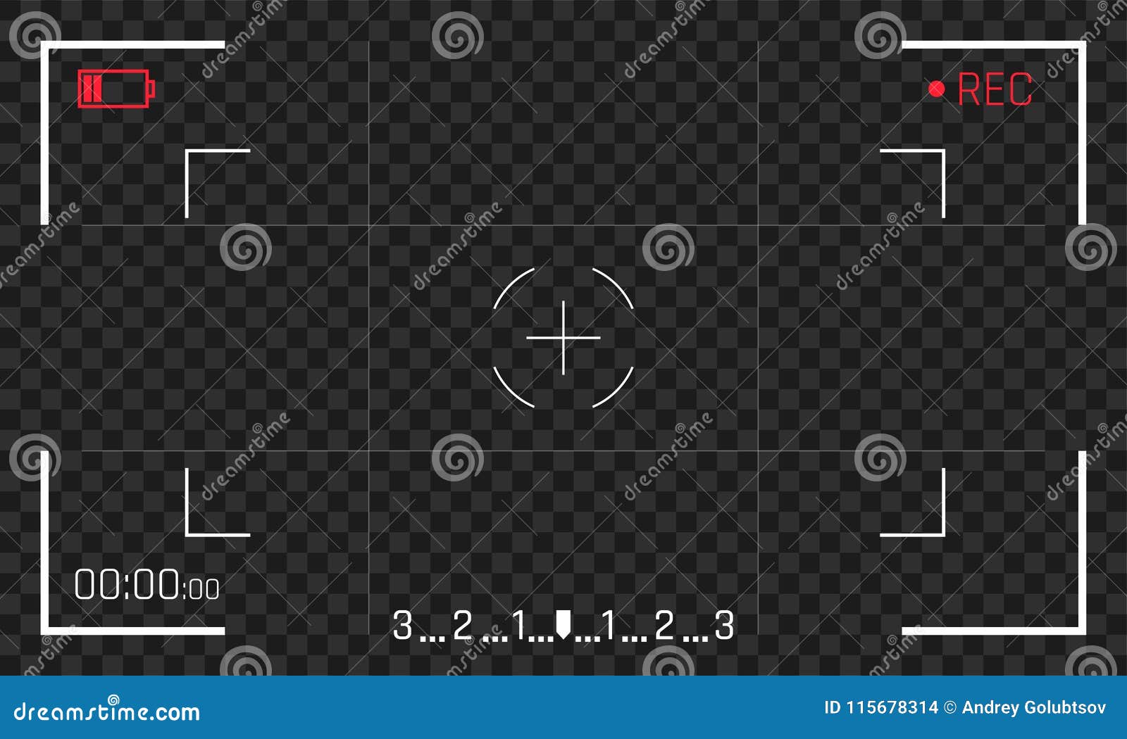Car Dvr Video Recorder With Suction Cup Mount Showing A Blank Screen ...