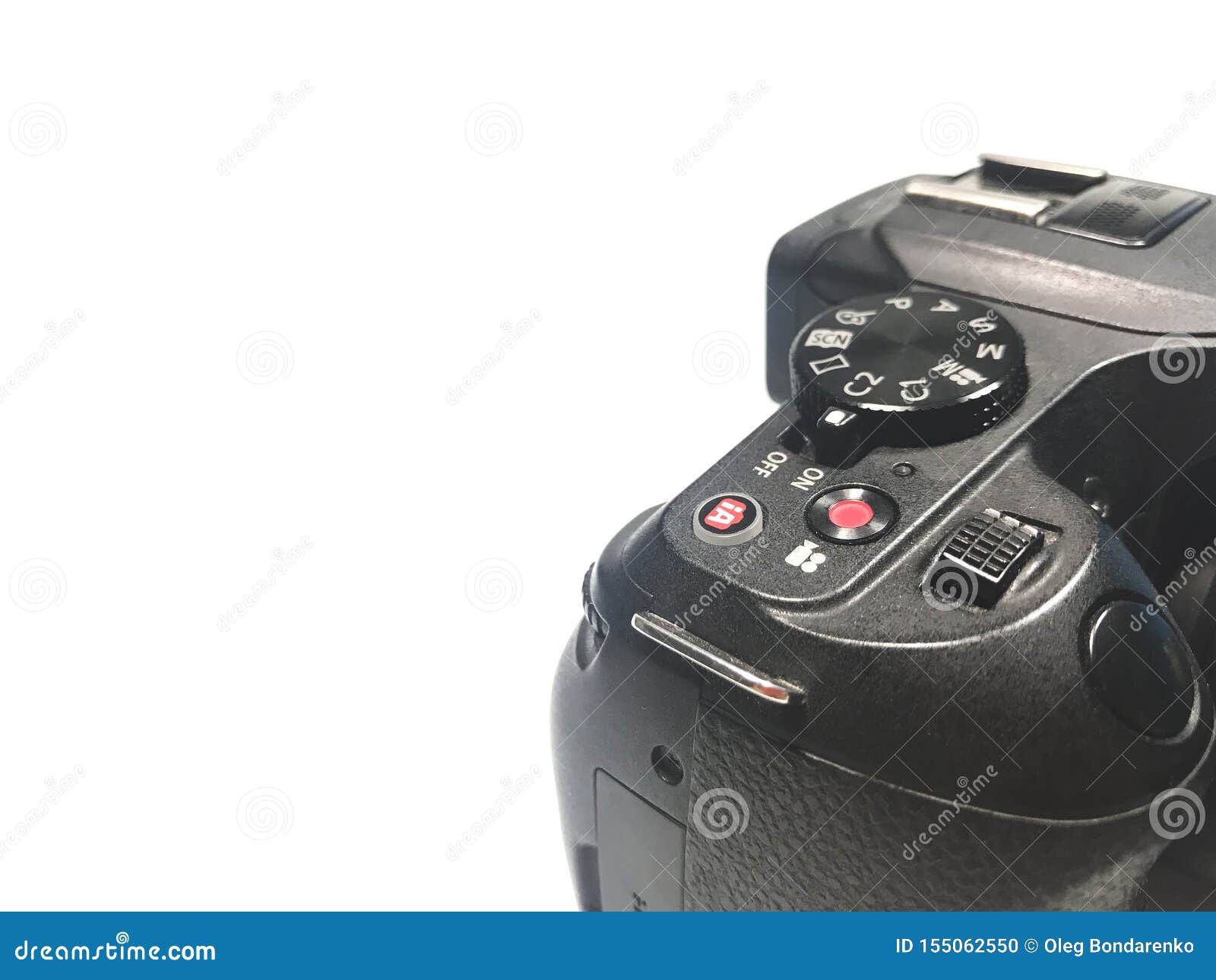 Camera Function Keys on a White Background with Copy Space, Close-up ...