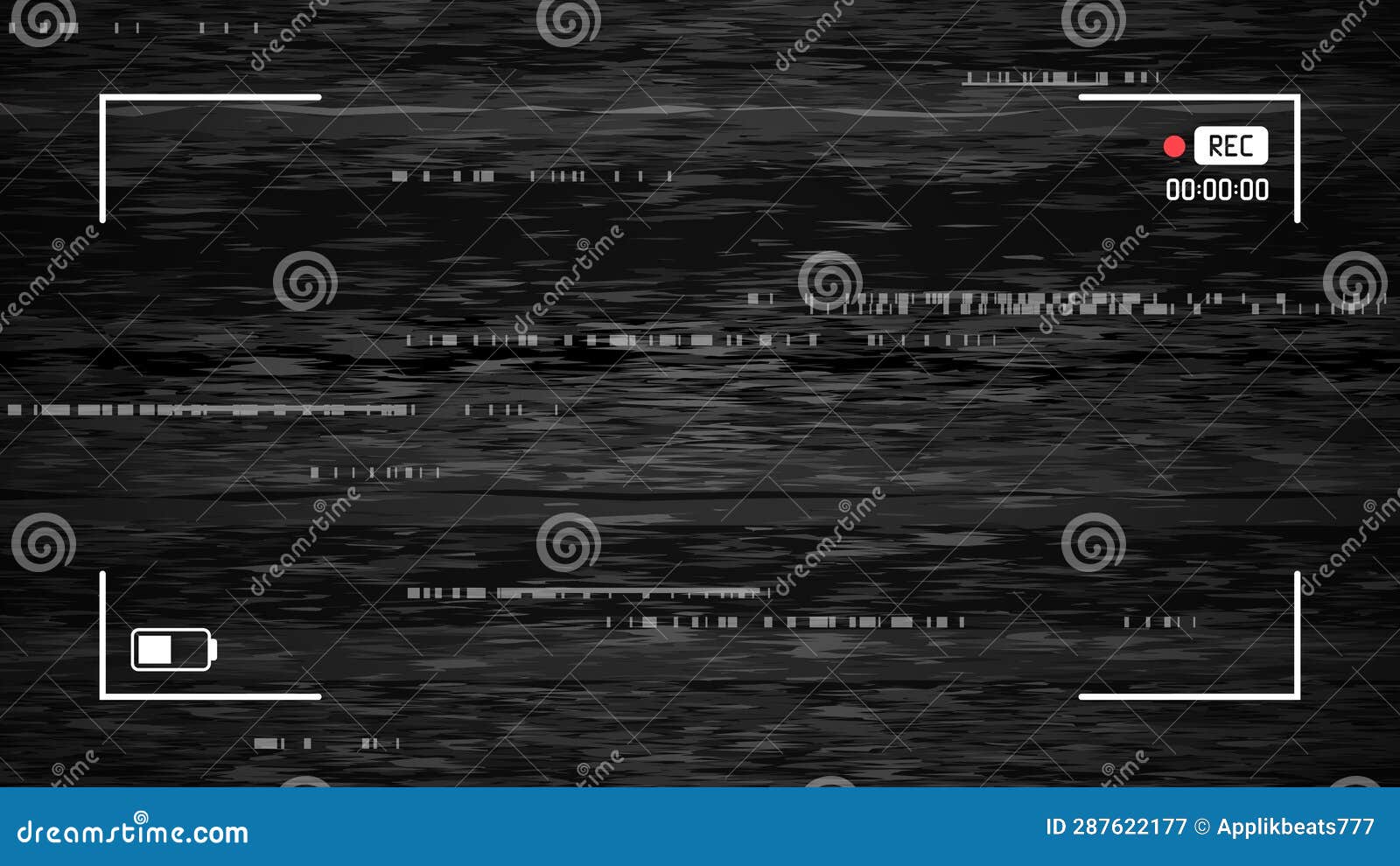 Camera Glitch Effect, Noise Camera Vhs, Texture Retro Stock Vector ...