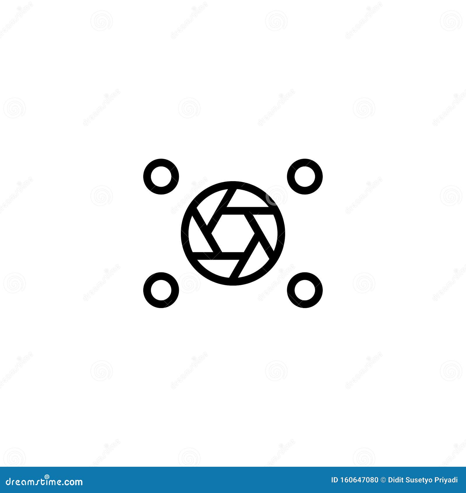 Camera Graphic Design Template, Vector Isolated Illustration Stock ...