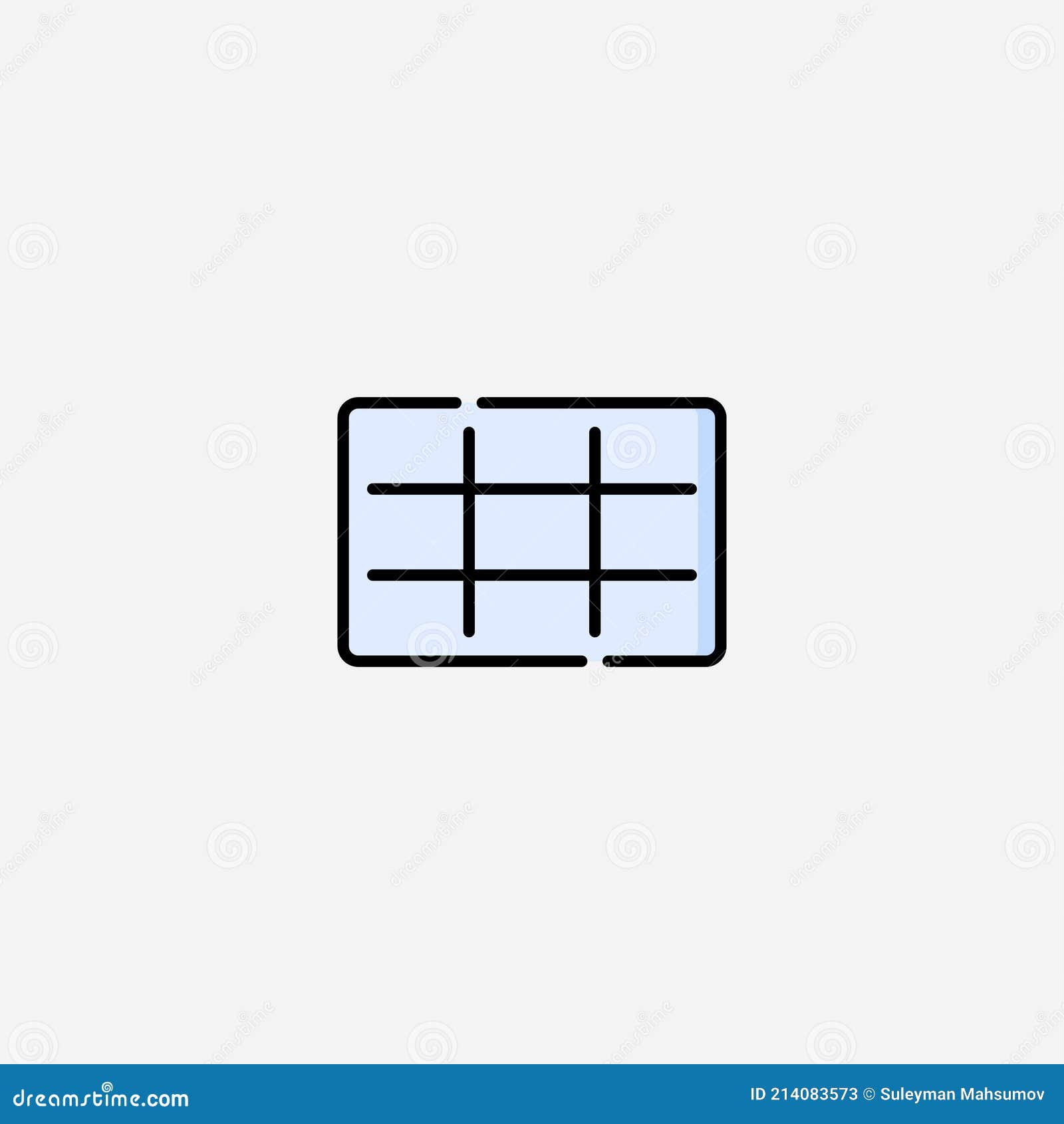 Camera Grid Vector Icon Sign Symbol Stock Vector - Illustration of grid ...