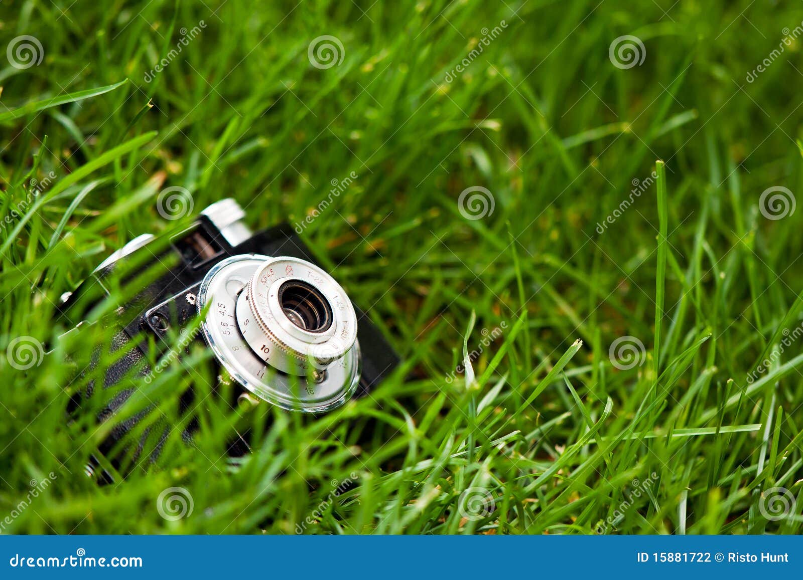 Camera on the ground stock photo. Image of fashioned - 15881722