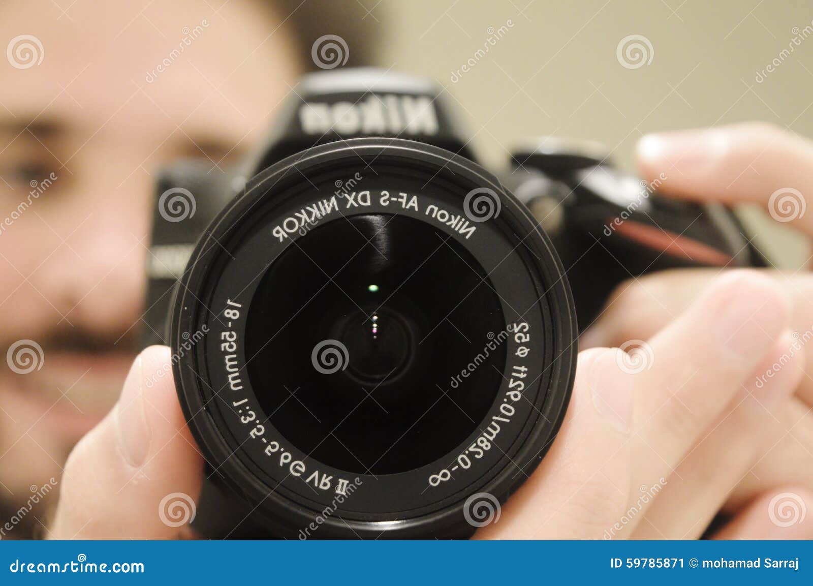 Camera guy editorial photo. Image of camera, nikon, smile - 59785871