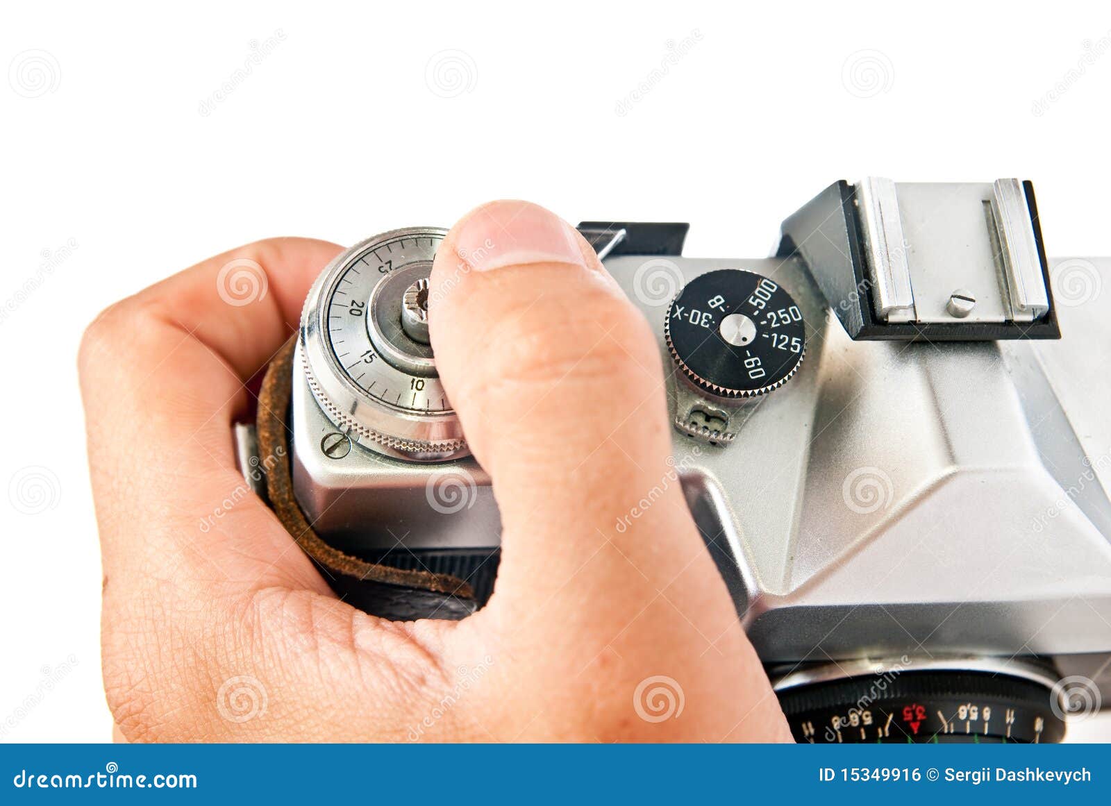 Camera And Hand Picture. Image: 15349916