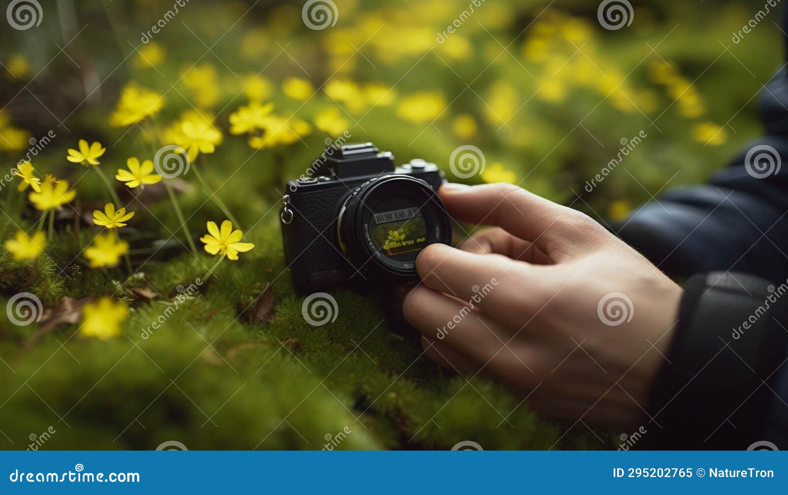 Camera in Hands Photographer with Camera Camera in Hand Stock ...