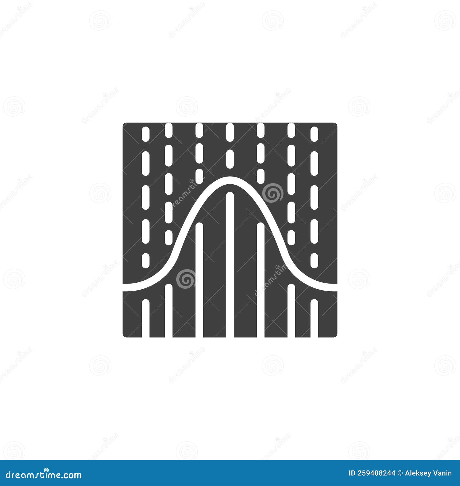 Camera Histogram Vector Icon Stock Vector - Illustration of graph ...
