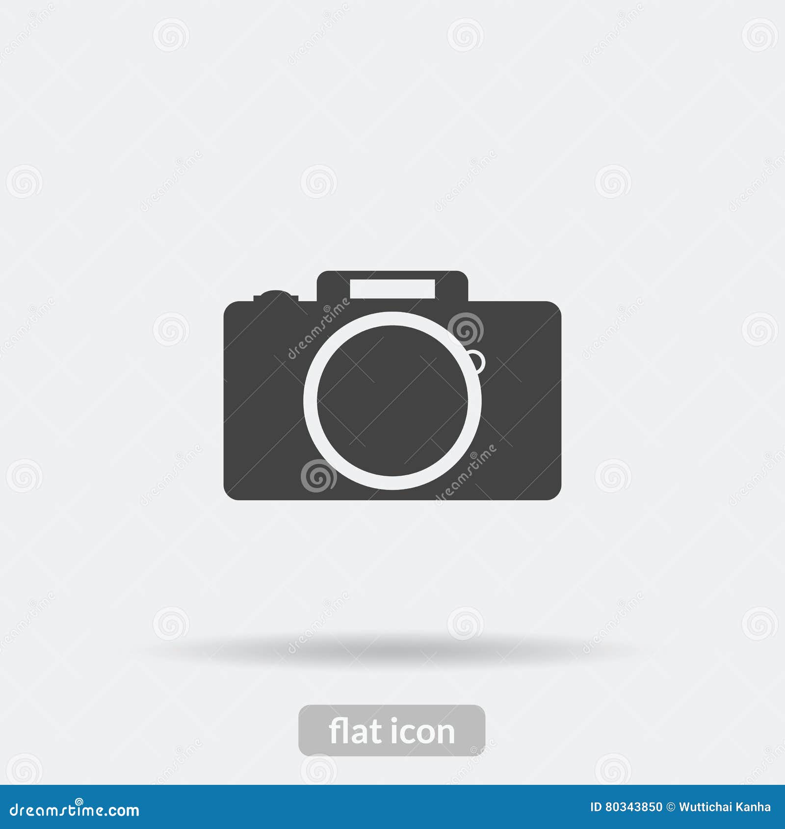 Camera Icon, Black Vector is Type EPS10 Stock Vector - Illustration of ...