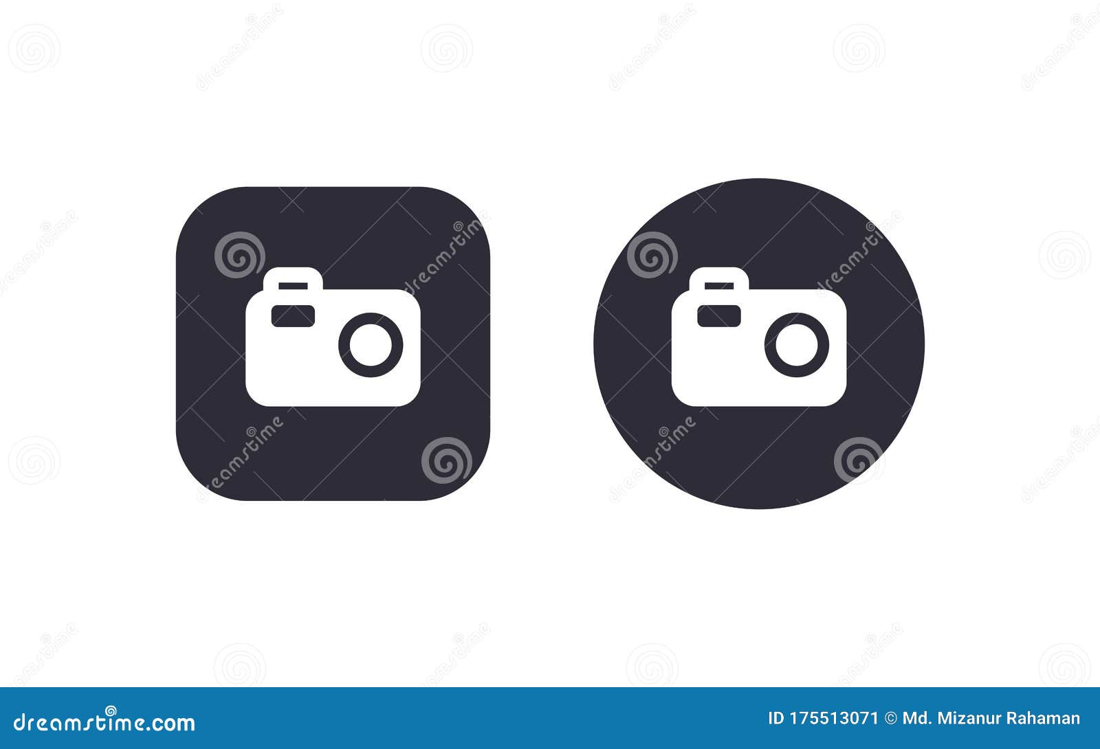 Camera Icon Button Vector Illustration Scalable Vector Design Stock ...