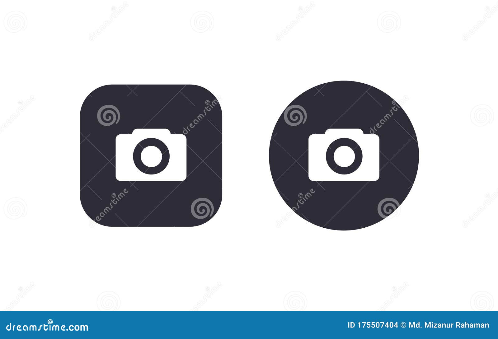 Camera Icon Button Vector Illustration Scalable Vector Design Stock ...